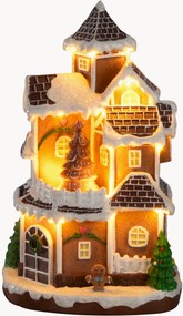 Vánoční LED dekorace's časovačem Multi-storey Gingerbread House