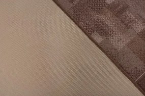 Associated Weavers, Protiskluzový běhoun na míru Tribe 44 hnědý, šíře 100 cm, hnědá, chodba / předsíň