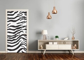 Fototapeta na dveře zebra pozadí 95x205 cm