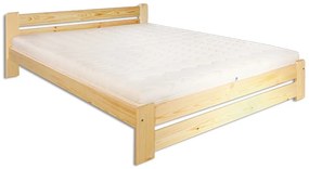 Drewmax LK118 - Dřevěná postel masiv dvojlůžko 120 cm