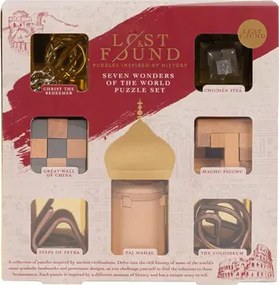 PROFESSOR PUZZLE Hlavolam Sedm divů světa 7v1 / Lost  Found / 7 hlavol