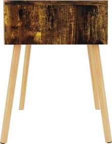 Noční stolky 2 ks kouřový dub 40 x 40 x 56 cm kompozitní dřevo 326812