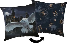 Jerry Fabrics Polštářek Harry Potter Hogwarts 40x40 cm