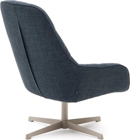 Otočné křeslo šedomodré Jaspe – Kave Home