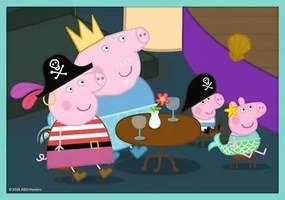 TREFL Puzzle Prasátko Peppa: Peppin zábavný svět MEGA PACK 10v1 / 4x20