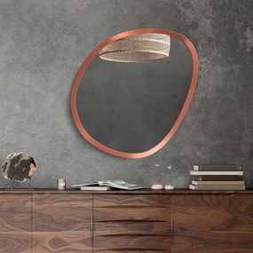 Zrcadlo Harry Copper Rozměr: 80 x 83,5 cm