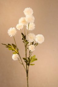 Paramit DRY PLASTIC POMPOM Aranžovací květina bílá 61 cm