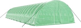 Skleník s ocelovým rámem zelený 108 m² 18 x 6 x 2,85 m 3188112