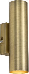 Moderní nástěnná lampa bronzová 2-světlo - Jeana