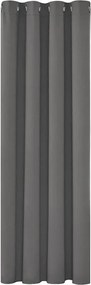 German Záclona 229 cm, 100 % polyester / šedá / 2 ks
