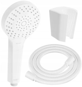 Mexen příslušenství - ruční sprchový set Oval R-05, 3-funkce, bílá, 785056052-20