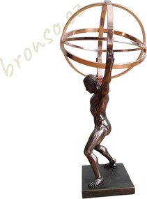 Atlas s globem – dekorativní soška řeckého titána Veronese WU76696A4