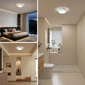 BRILAGI - LED Venkovní stropní svítidlo BENE LED/18W/230V pr. 21,5 cm bílá IP54