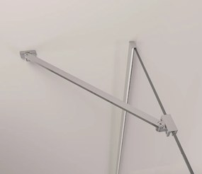 Erga Berlin, sprchový kout se skládacími dveřmi 70(dveře) x 70(stěna) x 195 cm, 6mm čiré sklo, chromový profil, ERG-V02-BERLIN-D070G070-CL-CR