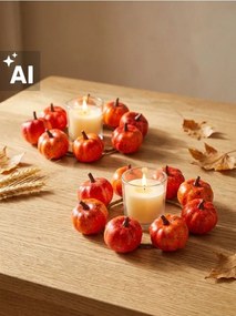 Sinsay - Podzimní dekorativní věnec s dýněmi 2 pack - oranžová