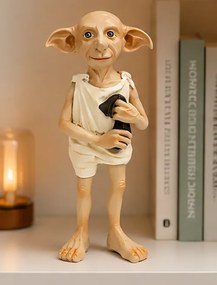 figurka, skřítek DOBBY, výška 16 cm, pryskyřice, originál barvy, Dekorino SF20260004