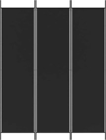 vidaXL 3dílný paraván 150x200 cm textil [350180] Barva: Bílá
