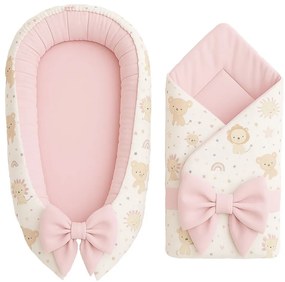 Babytýpka výbavička pro miminko luxury mini zoo pink