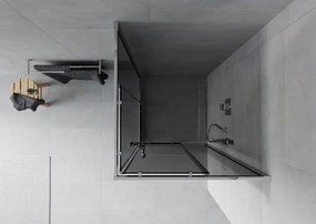 Mexen RIO - Čtvercový sprchový kout 70x70 cm, šedá, 860-070-070-01-40