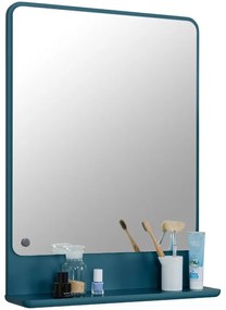 OnaDnes -20% Tmavě modré lakované koupelnové zrcadlo Tom Tailor Color Bath 70 x 52 cm