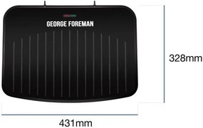 Kontaktní gril george foreman 25820-56 fit gril l