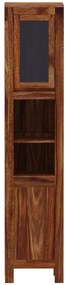 Indický nábytek - Skříňka do koupelny Gani 40x190x35 z indického masivu palisandr Světle medová