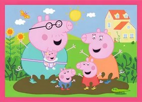 TREFL Puzzle Prasátko Peppa: Dobrodružství 4v1 / 35+48+54+70 dílků / 2