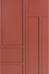 Červená kovová skříňka 70x105x35 cm Davis – White Label