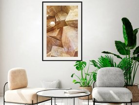 Plakát Šafránové Kouty - kamenné skály ve tvaru geometrických figur