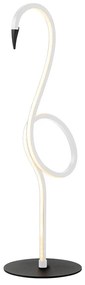Stolní lampa plameňák Elstead FLAMINGO TL-WHT bílá/LED 6W