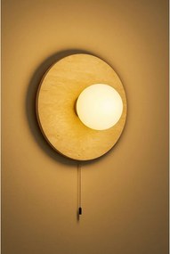 Béžové kamenné nástěnné svítidlo ø 12 cm Hilde – Opviq lights