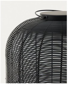 Černá LED stmívatelná stolní lampa (výška 55 cm) Saranella – Kave Home