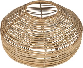 Přírodní kulatá nástěnná ratanová lampa Billi - Ø32*20cm