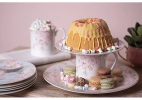 Porcelánový hrnek s růžovými květy Rosa – 414 ml