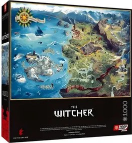 CEN Puzzle Good Loot Gaming - The Witcher: The Northern Realms Map / 1
