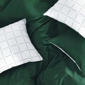 Saténový povlak na polštář Royal Dream - dark green Velikost: 40 x 40