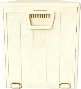 Zahradní úložný box STRANGE — 112x49x54 cm, plast, béžová