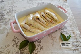 Keramický pekáč 23 cm růžový