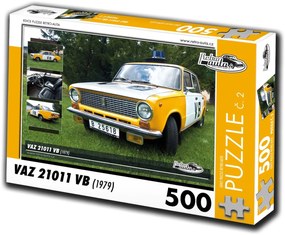 Puzzle retro-auta puzzle č. 2 vaz 21011 vb (1979) 500 dílků