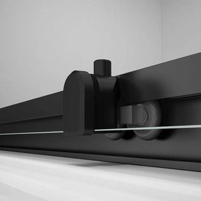 Polysan Easy Black sprchový kout obdélníkový 100 x 70 x 190 cm posuvné černá čiré sklo EL1015B-01