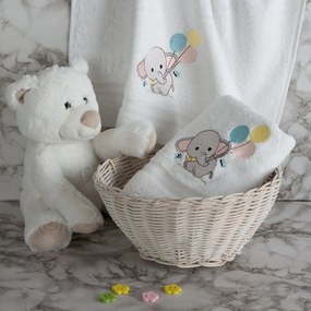 SADA DĚTSKÝCH RUČNÍKŮ BABY50 6KS 50X90 CM BÍLÁ