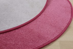 Vopi koberce Kusový koberec Eton růžový ovál - 200x300 cm
