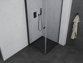 Mexen Pretoria sprchový kout 80x80cm, 6mm sklo, černý profil-čiré sklo, 852-080-080-70-00