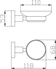 Slezák Rav Colorado mýdlenka skleněná lesklá růžová zlatá COA0300ZRL