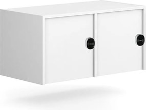 Nástavba pro skříně FRAME, 2x dveře, 872 x 450 x 427 mm, RFID zámek, bílá