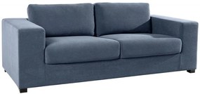 Noble Home Modrá manšestrová pohovka Lounger