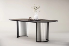 Jídelní stůl Hamneskär, černý, 110x220