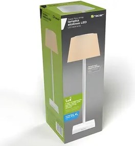 Tracer Pluto bílá / Stolní lampa / USB-C / IP44 / 1800mAh
