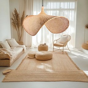 Toolight Boho, závěsné svítidlo 1xE27 APP1577-5C, přírodní hnědá, OSW-03800