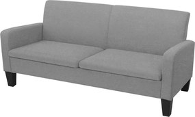 vidaXL 3místná pohovka 180 x 65 x 76 cm [244713] Barva: světle šedá
